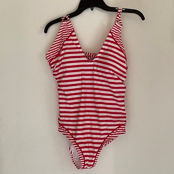 Kona Sol | Swim | Kona Sol High Coverage Onepiece Swimsuit Red White ...